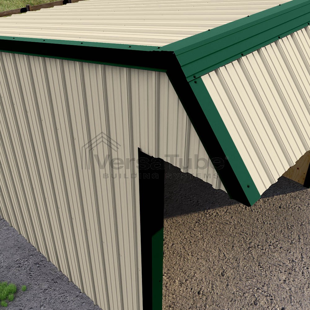 Single Slope Loafing Shed - 12 x 18 x 10/8 - Barn or Loafing Shed ...